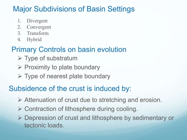 TECTONICS OF SEDIMENTARY BASINS | PPTX