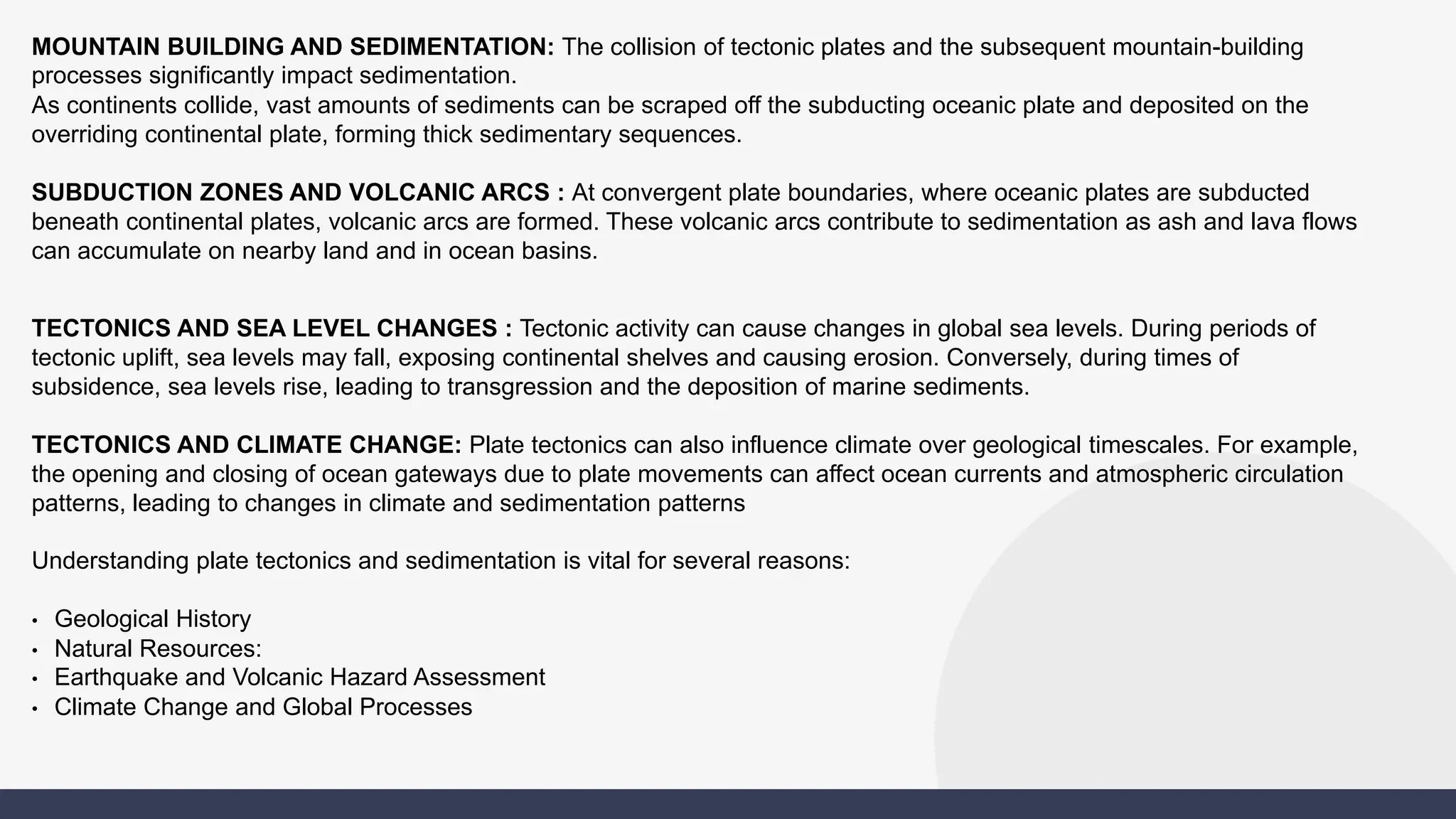 Effect of tectonics in sedimentary process | PPTX