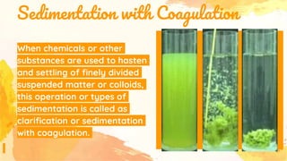 Sedimentation Process | PPTX