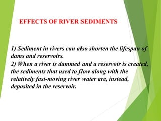 Sediment in River in environmental geology | PPTX