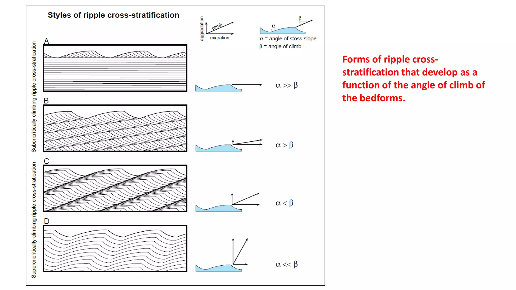 Sedimentary structures, Bedforms and Unidirectional Flow | PDF