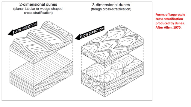 Sedimentary structures, Bedforms and Unidirectional Flow | PDF