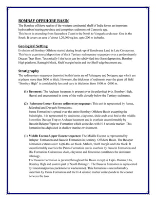 Sedimentry basin of india | PDF