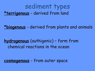 Sediments in the ocean powerpoint | PPT
