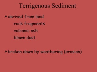 Sediments in the ocean powerpoint | PPT