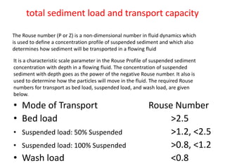 Sediments loads | PPTX
