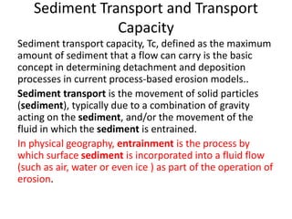 Sediments loads | PPTX