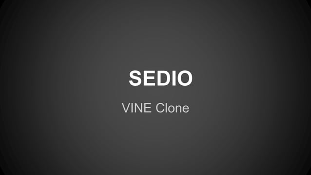 Sedio presentation | PPTX
