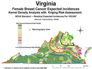 Moving Beyond the Map: Geospatial Analysis applied to Public Health and ...