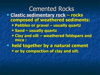 Sedimentary & Metamorphic Rocks | PPT | Geology | Science