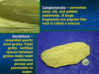 Sedimentary & Metamorphic Rocks | PPT