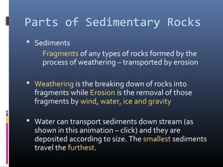 Sed meta rocks | PPT | Geology | Science