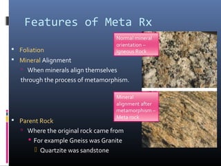 Sed meta rocks | PPT | Geology | Science
