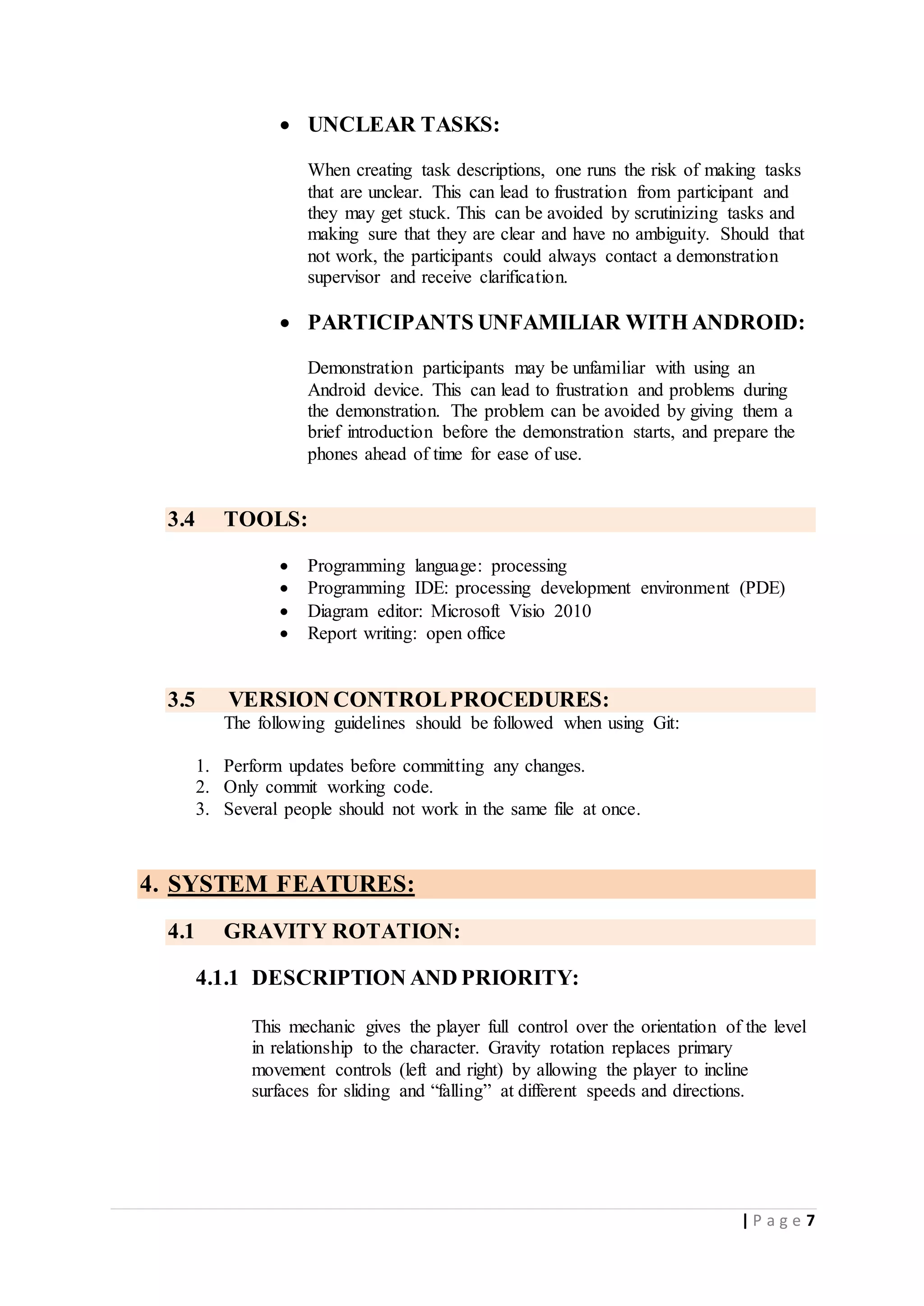 The complete srs documentation of our developed game. | DOCX