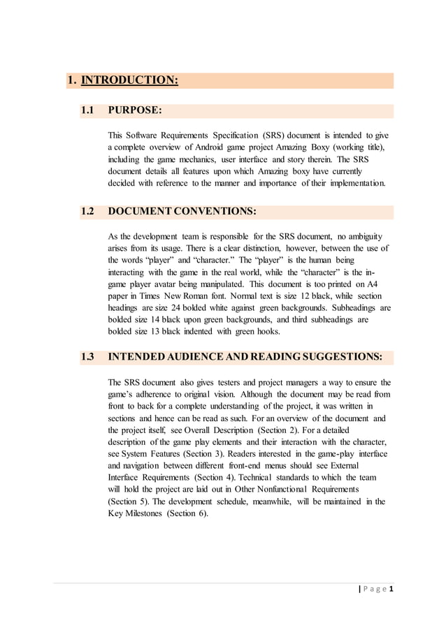 The complete srs documentation of our developed game. | DOCX | Operating Systems | Computer ...