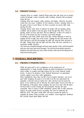 The complete srs documentation of our developed game. | DOCX