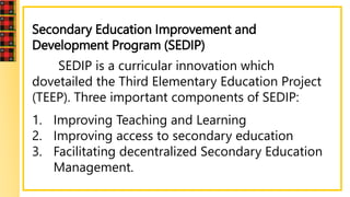 SEDP (Secondary Education Development Program).pptx