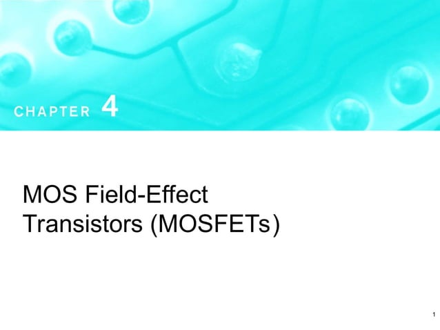 Sedra_smith MOSFET electronics eee. .ppt