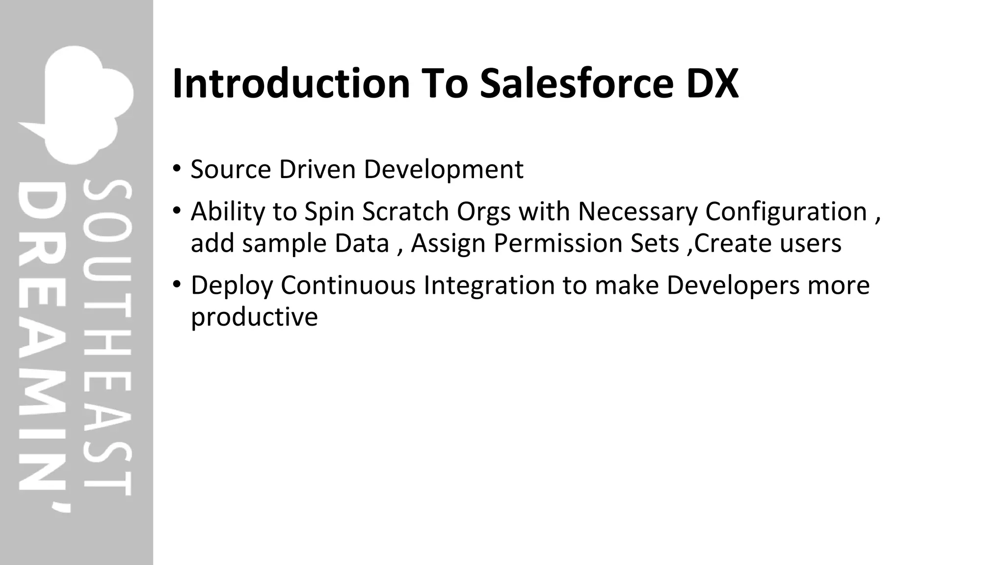 Modular Salesforce Application Development Using Dx Ppt