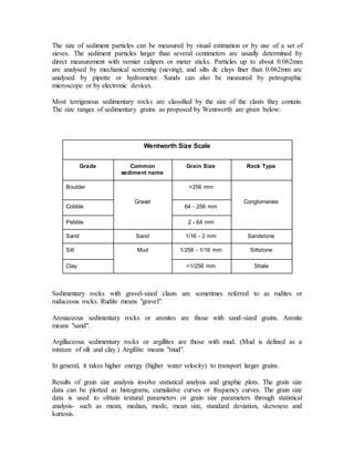 Sediment texture | PDF