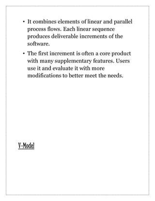 process models- software engineering | DOCX