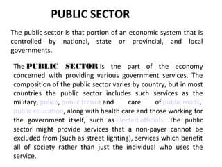 Public Sector economics | PPT