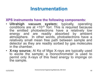 X-ray Photoelectron Spectroscopy (XPS) Technique (Part-2) | PDF