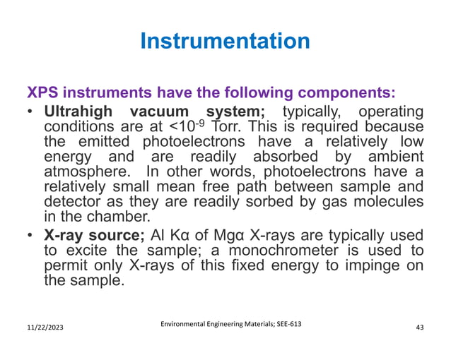 X-ray Photoelectron Spectroscopy (XPS) Technique (Part-2) | PDF