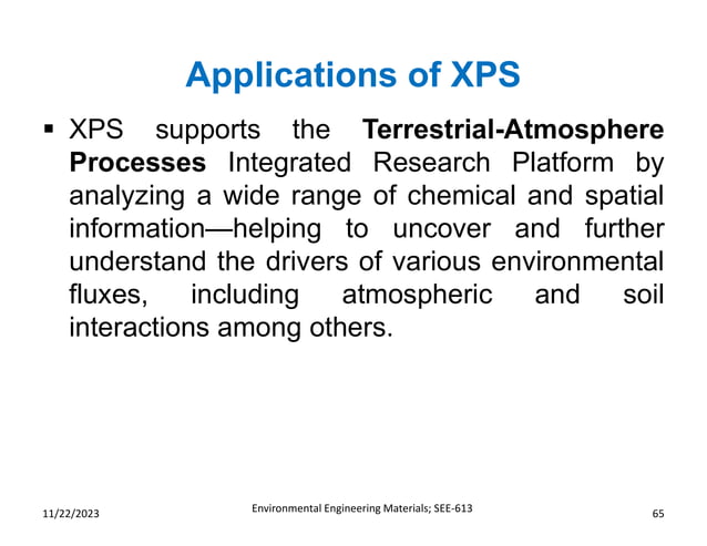X-ray Photoelectron Spectroscopy (XPS) Technique (Part-2) | PDF