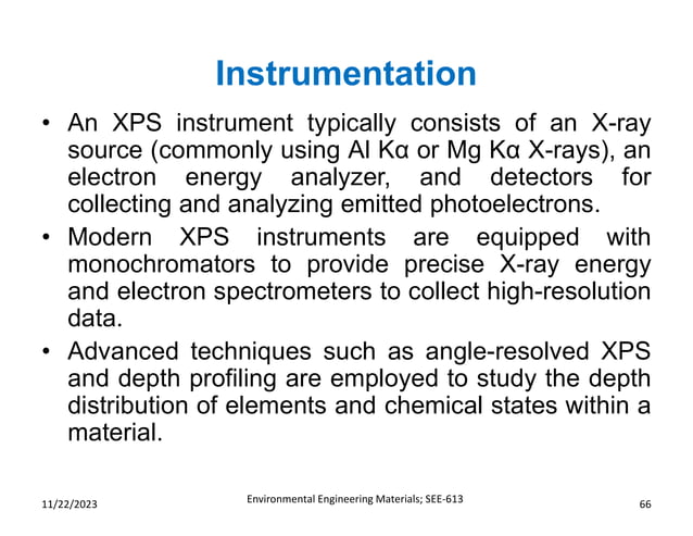 X-ray Photoelectron Spectroscopy (XPS) Technique (Part-2) | PDF