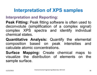 X-ray Photoelectron Spectroscopy (XPS) Technique (Part-2) | PDF