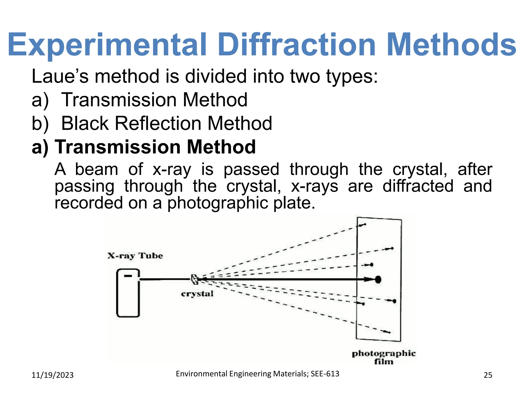 X-ray Diffraction (XRD) Technique Presentation | PDF