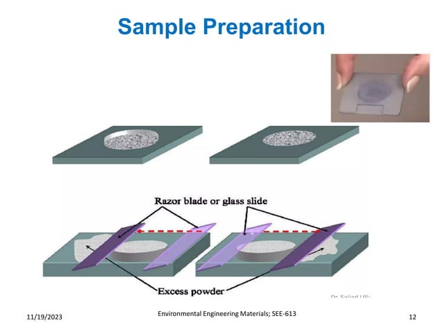 X-ray Diffraction (XRD) Technique Presentation | PDF | Chemistry | Science