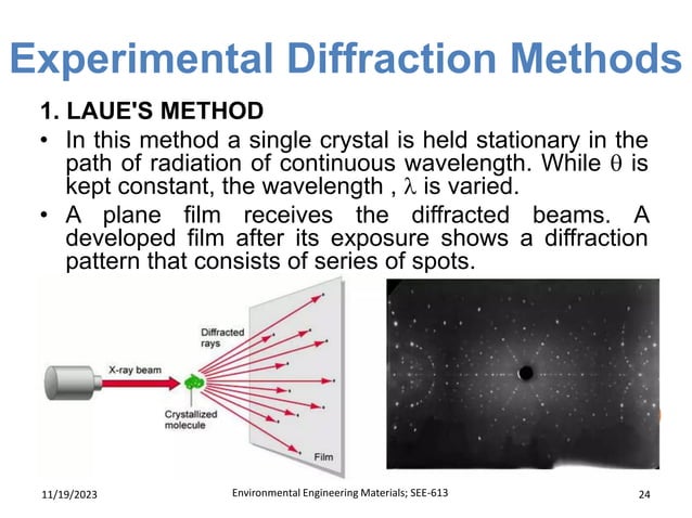 X-ray Diffraction (XRD) Technique Presentation | PDF | Chemistry | Science