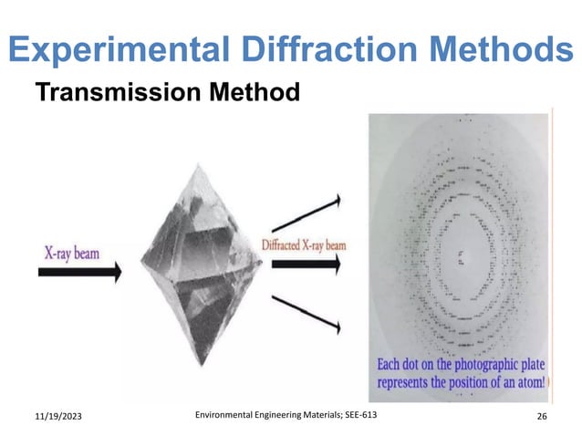 X-ray Diffraction (XRD) Technique Presentation | PDF | Chemistry | Science