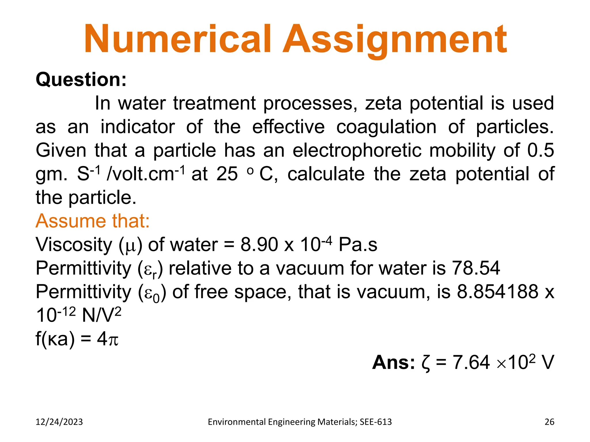 Nanomaterial; Zeta Potential Presentation | PDF