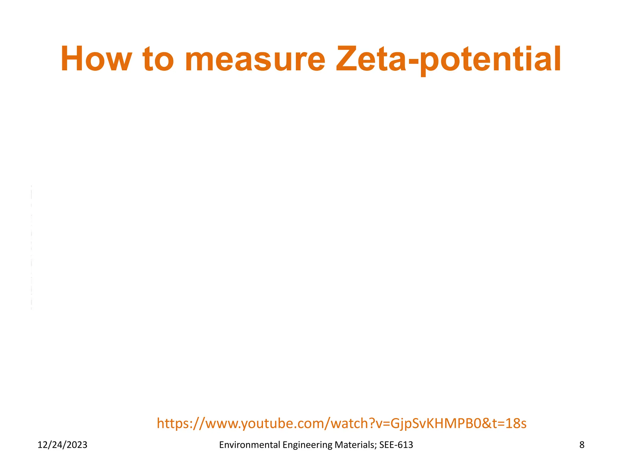 Nanomaterial; Zeta Potential Presentation | PDF