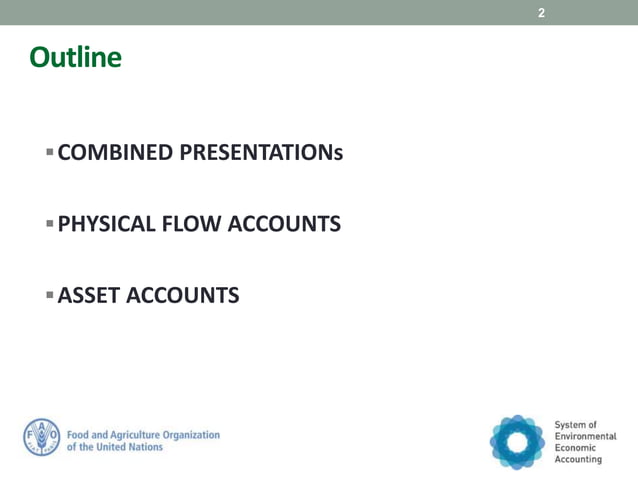 SEEA Agriculture Forestry and Fisheries Accounting Tools: Accounting ...