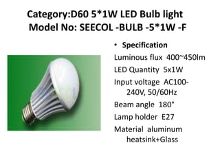 LED Light Manufacturers India | PPT