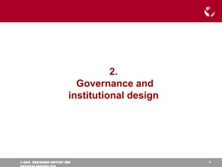 Governance and institutional design of industrial policy | PPT