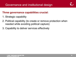 Governance and institutional design of industrial policy | PPT