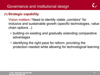 Governance and institutional design of industrial policy | PPT