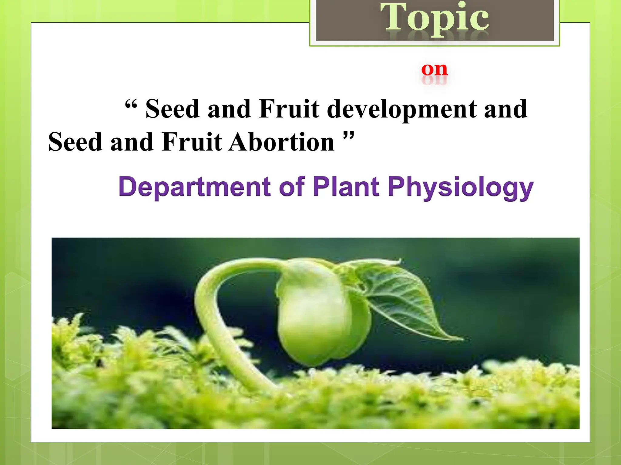 Seed and Fruit development and Seed and Fruit Abortion ”.pptx