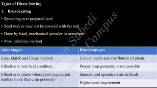 Seed and Sowing | PDF