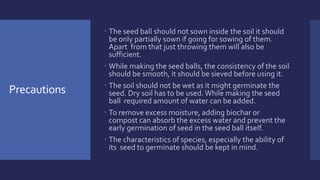 Seed Balls | PPTX