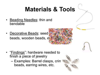 Seed Bead Jewelry Design PowerPoint | PPTX