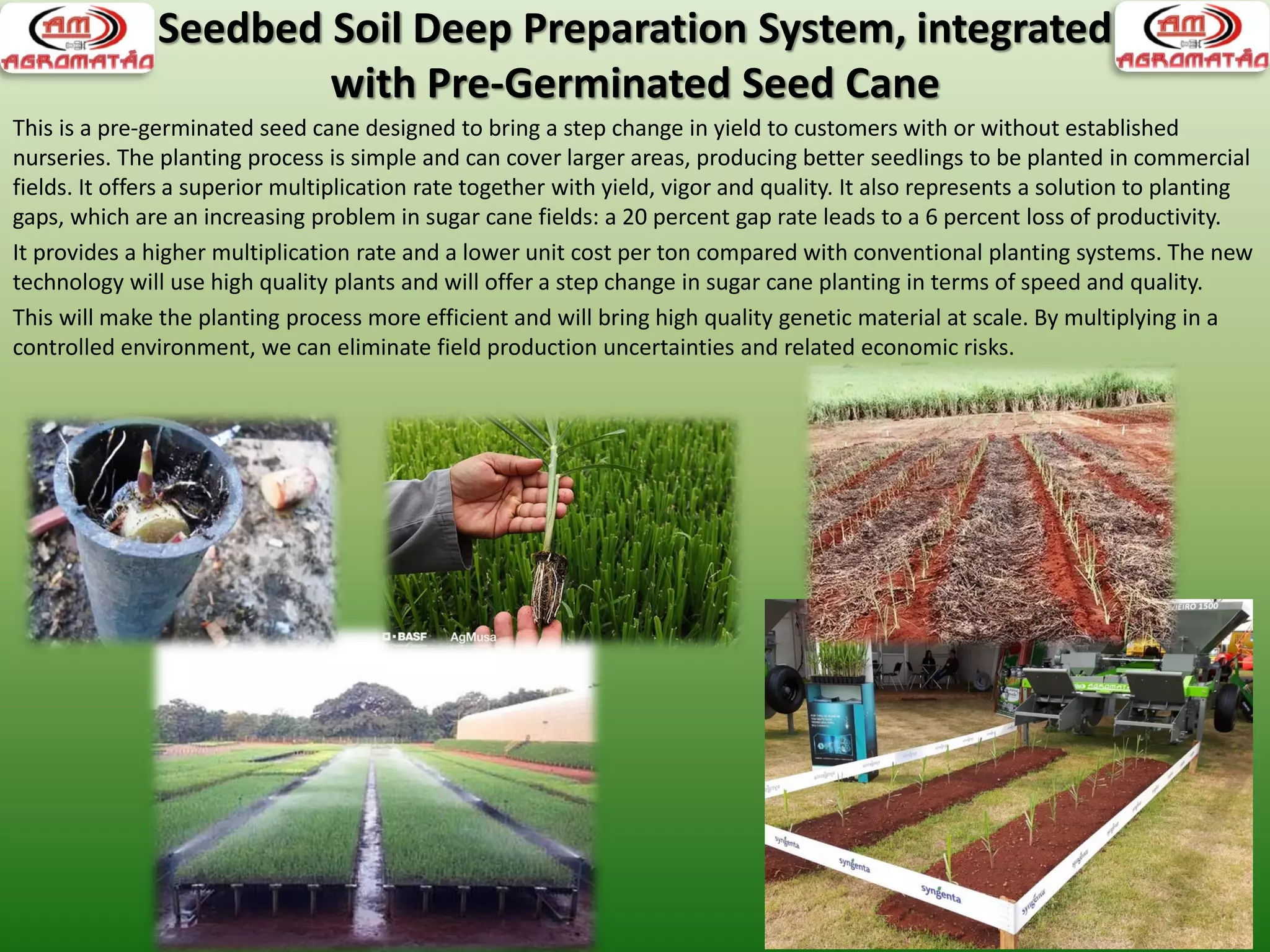 Seedbed Soil Deep Preparation System + Meiosi + Pre Germinated Seed ...