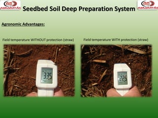 Seedbed Soil Deep Preparation System + Meiosi + Pre Germinated Seed ...