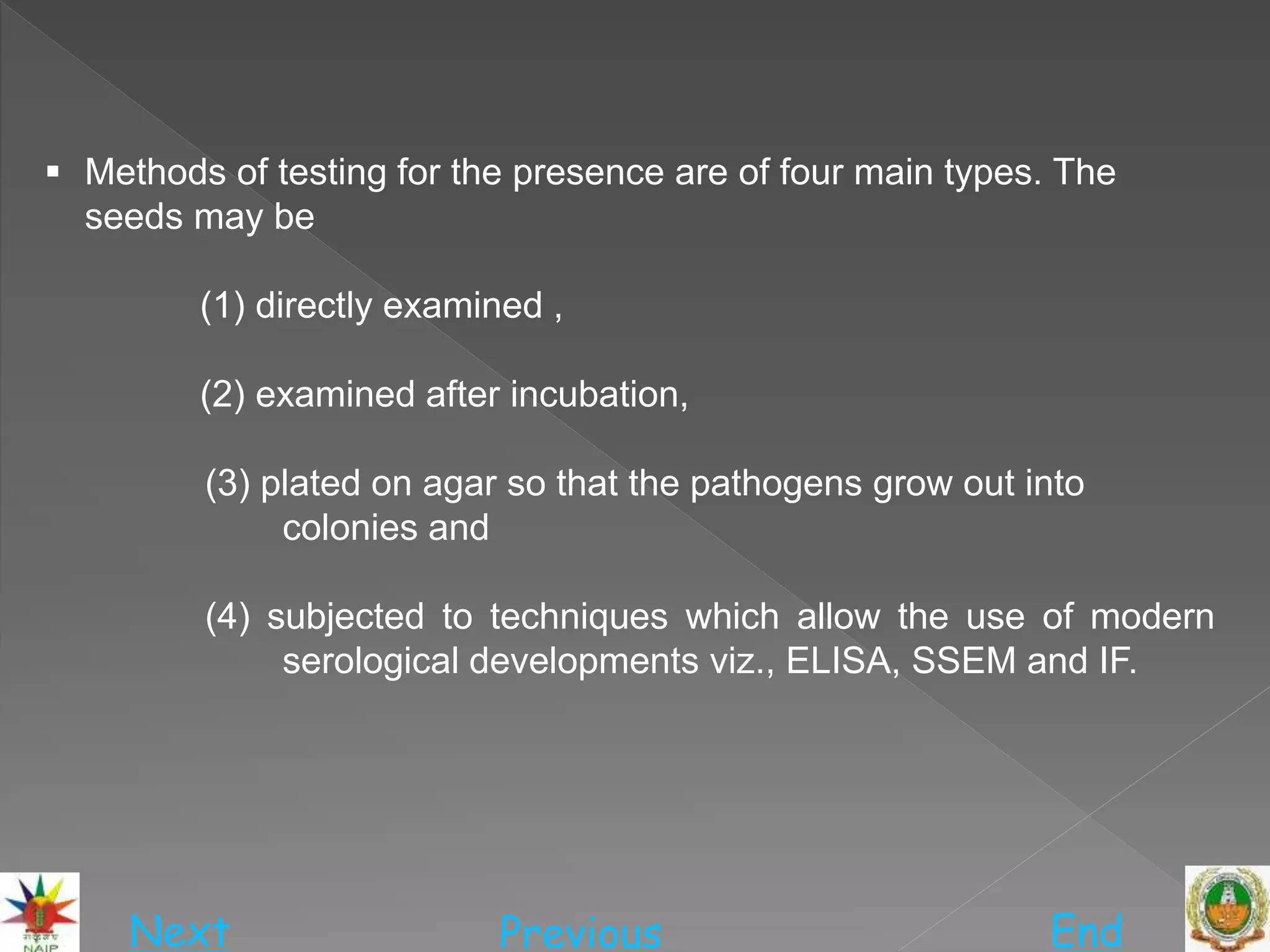 Seed born diseases | PPT