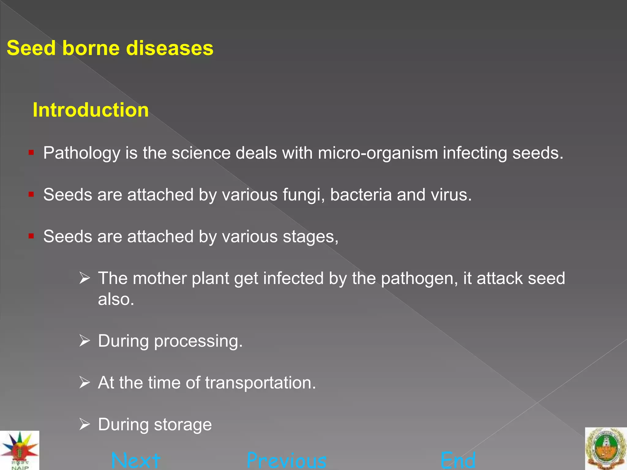Seed born diseases | PPT